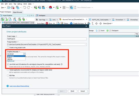 Testcomplete Unable To See C Option While Creating Project Is It