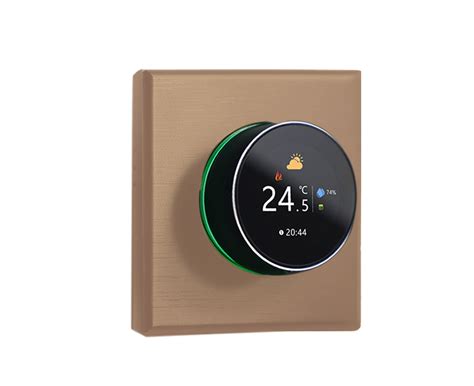 WiFi Smart Thermostat Color Screen Rotary Heating Thermostat With Backlight Temperature Sensor