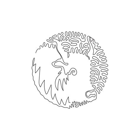 Premium Vector Continuous One Curve Line Drawing Of Yak Herbivore
