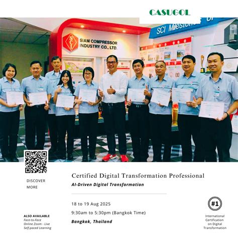 Digitaltransformation Casugol Casugolmethod Digitalstrategies Bangkok Thailand Aidriven