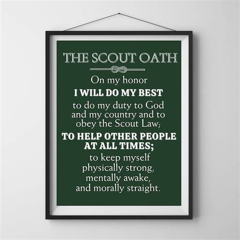 Scout Law Etsy