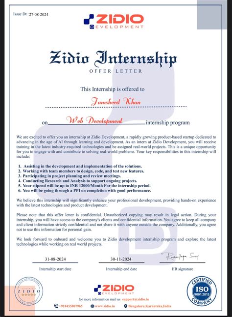 Jamsheed Khan On Linkedin Jobscam Internship Webdevelopment