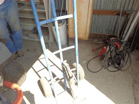Blue Dolly And New Jack Stand Aumann Auctions Inc