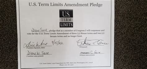 diane sare pledges to support term limits on congress u s term limits