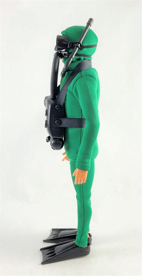 Frogman Outfit Set Greenscuba 16 Scale Elite Brigade Vintage Vibe