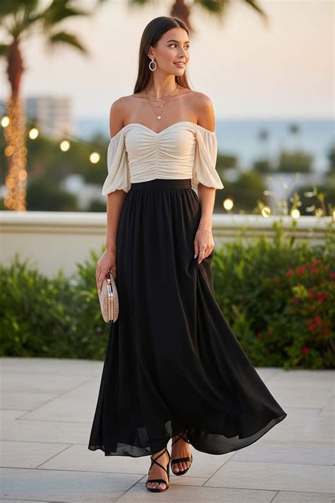 14 Black Maxi Skirt Outfits Complete Styling Guide