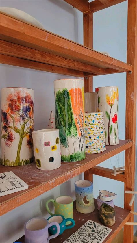 Pottery Painting Ideas Design Art Aesthetic Colors Diy Ceramic