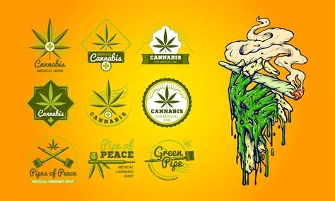 Cannabis Logo Design Artstation 8 Ball Kush Cannabis Logo Design