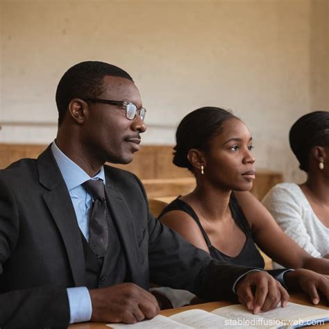 African Classroom Stable Diffusion Online