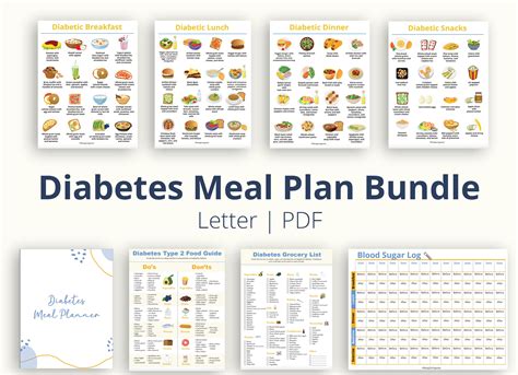 Printable Food Chart For Type 2 Diabetes Printable Forms Free Online