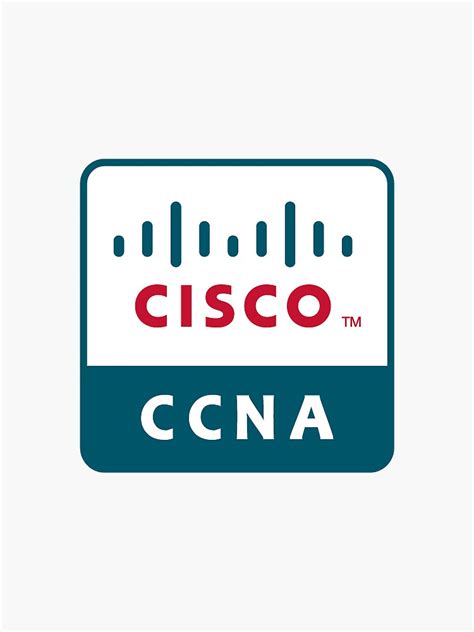 Cisco Ccna Certification Sticker Sticker For Sale By Developerfriday Redbubble