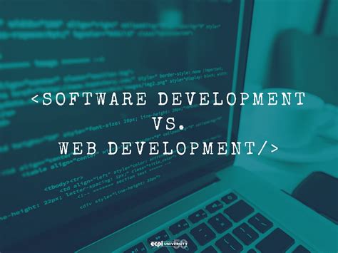 Software Development Vs Web Development Which Concentration Should I Pick