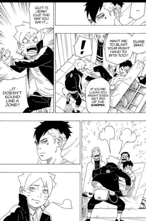 At One Point Even I Thought That Blasting Boruto Arm That Has Karma Mark Will Get Him Rid Of