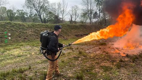 Up And Close With A Flamethrower R Sciencencoolthings