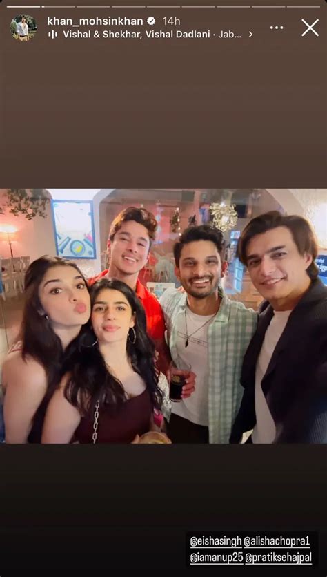 Mohsin Khan Eisha Singh And Pratik Sehajpal Celebrate The Success Of