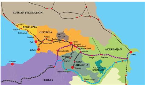 Kgnmb And Kars Akhalkalaki Baku Routes Download Scientific Diagram