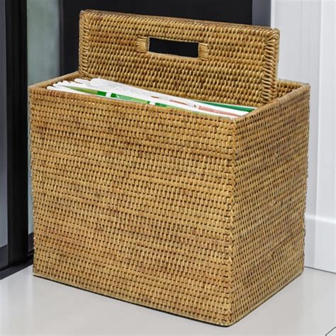 Rattan Island Rectangular Storage Box Direct From Asia Manufacturer