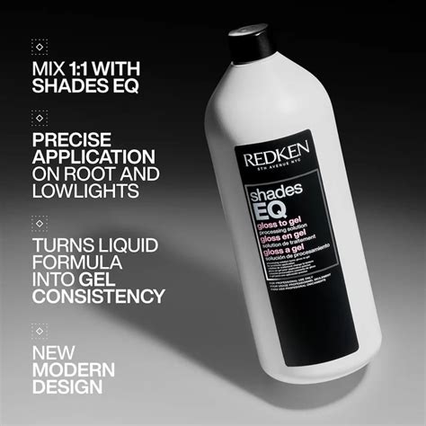 Redken Shades Eq Processing Solution For Precision Application 16 Oz