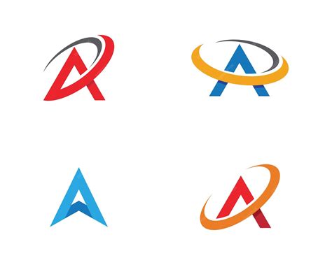 Premium Vector A Letter Icon Template