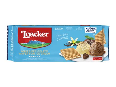 Loacker Wafer For Ice Cream Vanilla Halal Certified