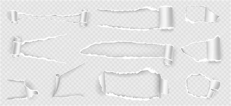 Premium Vector Ripped Paper Hole Realistic Torn Sheet Of Page