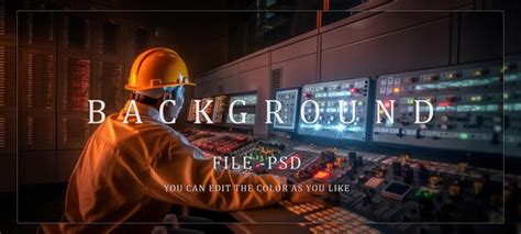 Worker Operating Control Panel In Industrial Setting Premium Ai