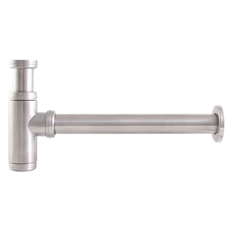 ท่อน้ำทิ้งสแตนเลสสำหรับอ่างล้างหน้า แบบทรงกระบอก ท่อยาว 20 3 ซม 8