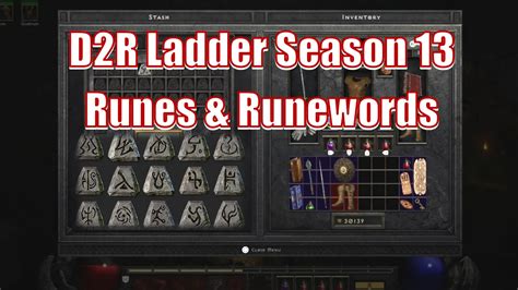 D2r Ladder Season 13 Ultimate Runes Guide Master These Secret Runewords And Recipes To Dominate