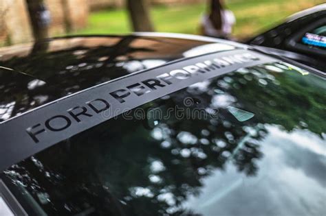 Ford Performance Windshield Banner Editorial Stock Image Image Of