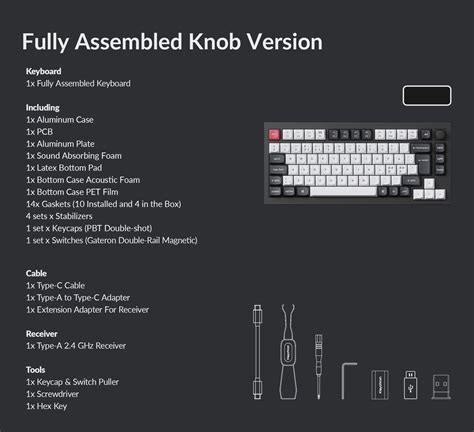 Keychron Q1 He Qmk Wireless Custom Keyboard Iso Layout Collection