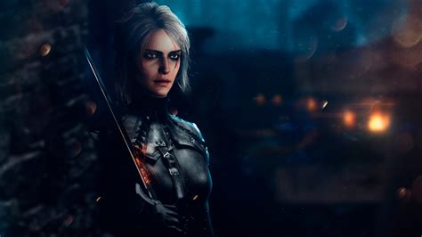 Desktop Wallpaper Warrior Ciri The Witcher Video Game Hd Image Hot Sex Picture