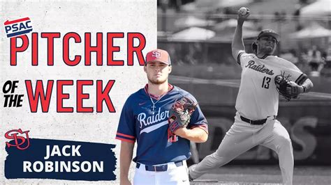 Su Baseballs Jack Robinson Earns Back To Back Psac Eastern Division