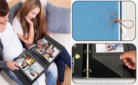 Photo Album Refill Pages 85 X 11 Aio Scapbook Exta Efill Pages Black