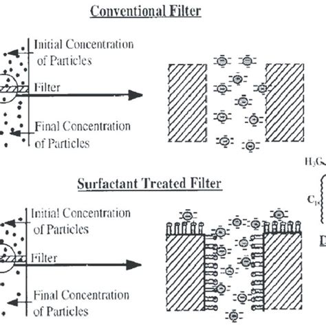 Schematic Diagram Illustrating Particle Capturing In Conventional