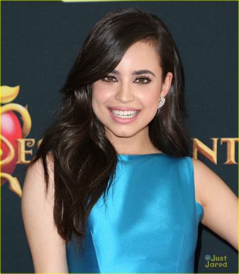 Sofia Carson Strikes An Evie Pose At Descendants Premiere Photo