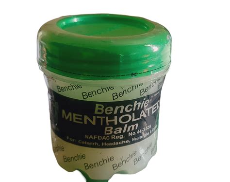 Benchie Mentholated Balm Rob Mentholatum Balm 100g