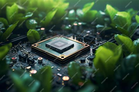 전자 반도체 프로세서 근접 촬영 산업 Cpu 통합 마이크로프로세서 구성 요소 보드 회로 기술 컴퓨터 칩 하드웨어 마더보드