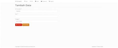Source Code Data Mining Asosiasi Metode Fp Growth Php