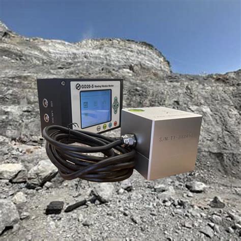 Blasting Seismographs Portable Vibration Monitor Mine Blast Vibration