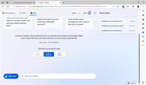 Bing Chat Keeps A Conversation History Now Ghacks Tech News