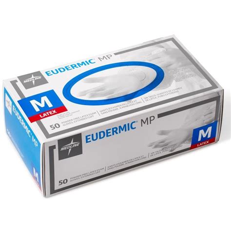 Medline Eudermic Mp High Risk Latex Exam Gloves Size M 500ct