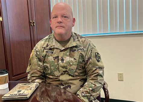 Dvids Images Csm Hilton Meets With Ar Medcom Leaders Staff As His