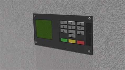 Electronic Communication Or Password Device 3d Model Cgtrader