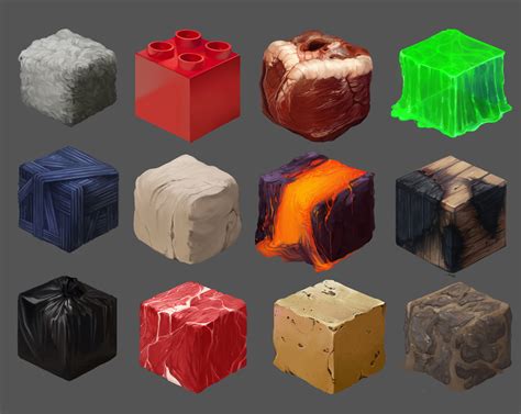 Artstation Texture Cubes