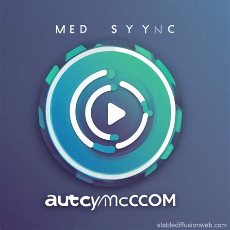 Medisync Autocomm Logo Stable Diffusion Online