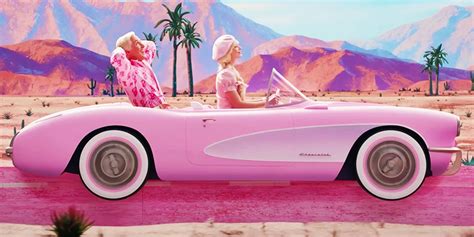 Barbie Scaled Down Her Pink Corvette To Make Her Look More Like A Doll