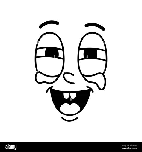 Vector Illustration Nerd Face Emoji Clever Emoticon