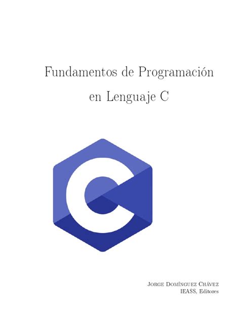 Fundamentos De Programacion En Lenguaje Pdf Programación De