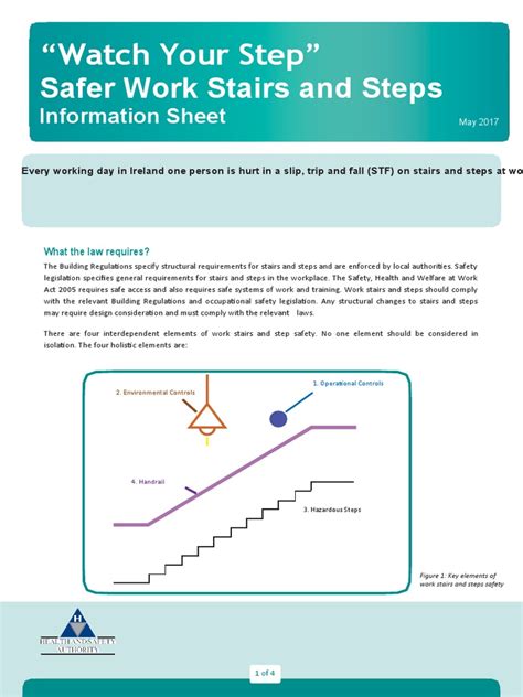 Safer Work Stairs And Steps Pdf Stairs Occupational Safety And Health