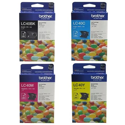 Brother Lc 40 Genuine 4 Ink Value Pack